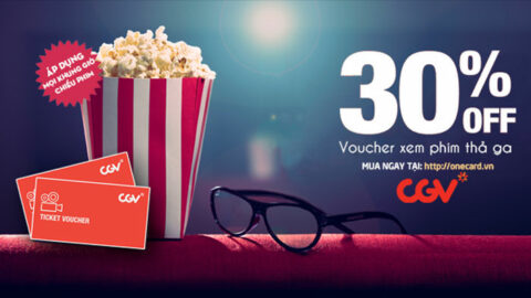 Voucher CGV, Mã giảm giá CGV khuyến mãi giảm giá vé CGV
