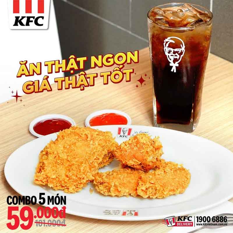 Mã giảm giá KFC, Voucher Gà Rán KFC khuyến mãi hôm nay!