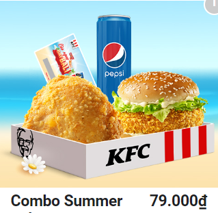 Voucher KFC, Mã Giảm Giá KFC khuyến mãi giảm 30k, 50k, 80k